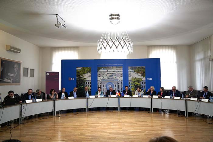 Jaba Samushia Hosts Rectors of German Universities